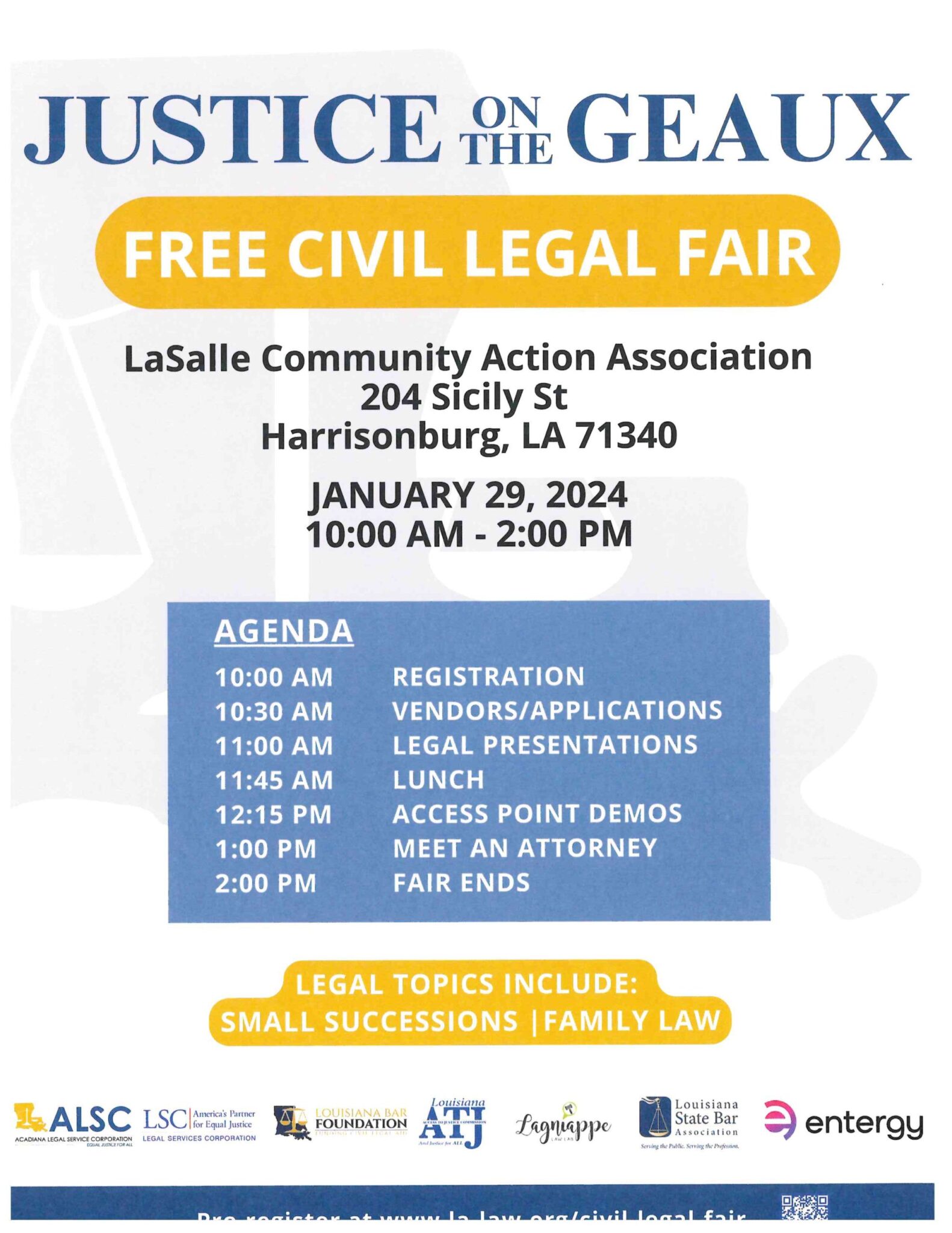 Free Civil Legal Fair